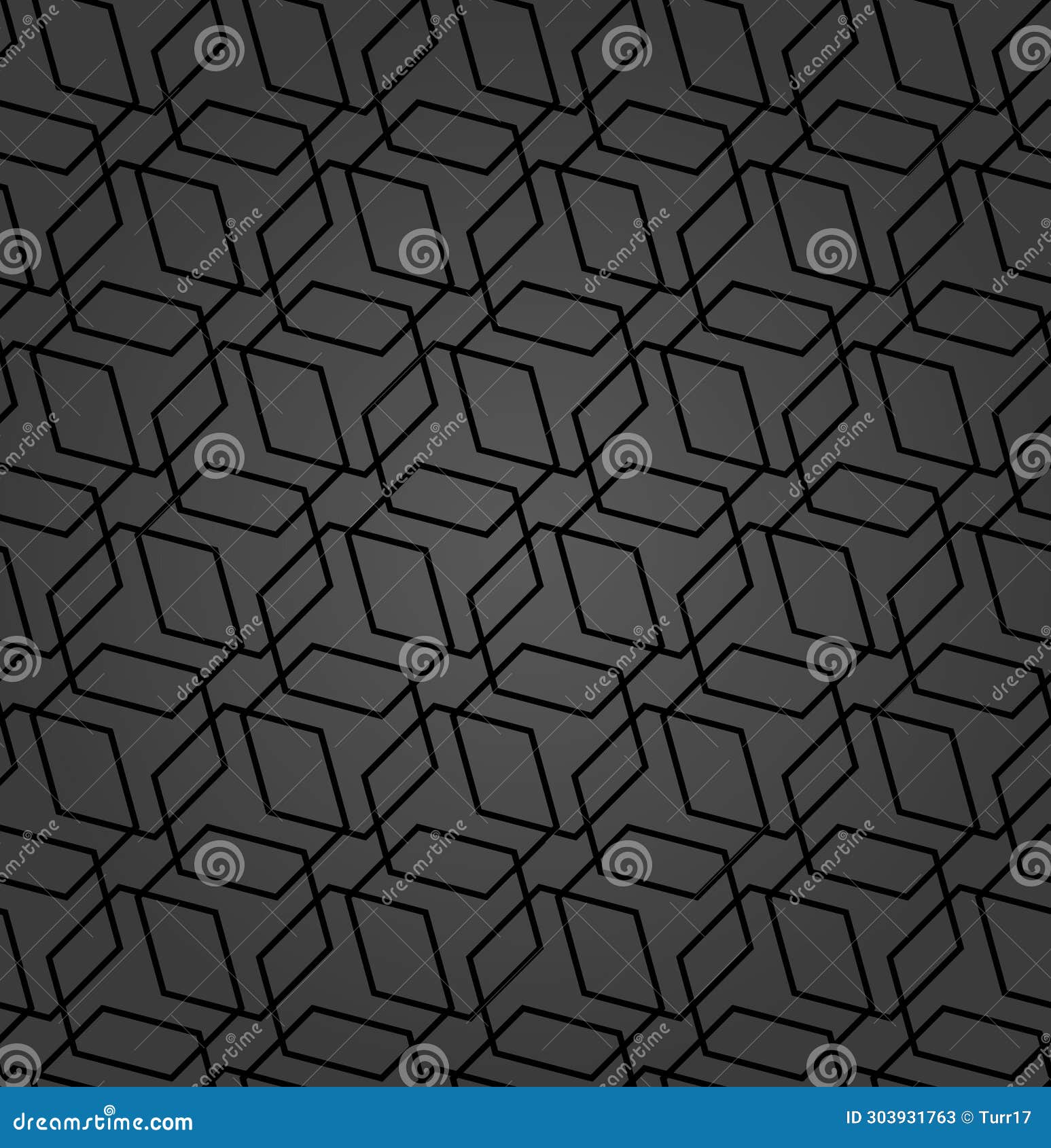 Seamless Abstract Pattern with Octagonal Shapes Stock Illustration ...