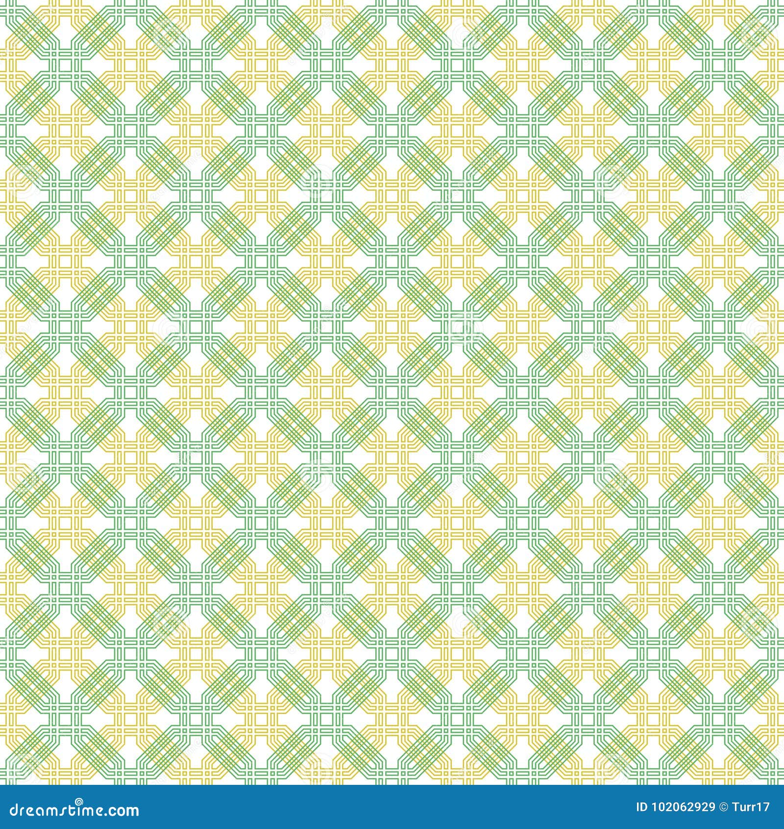Seamless Abstract Pattern with Octagons Stock Illustration ...