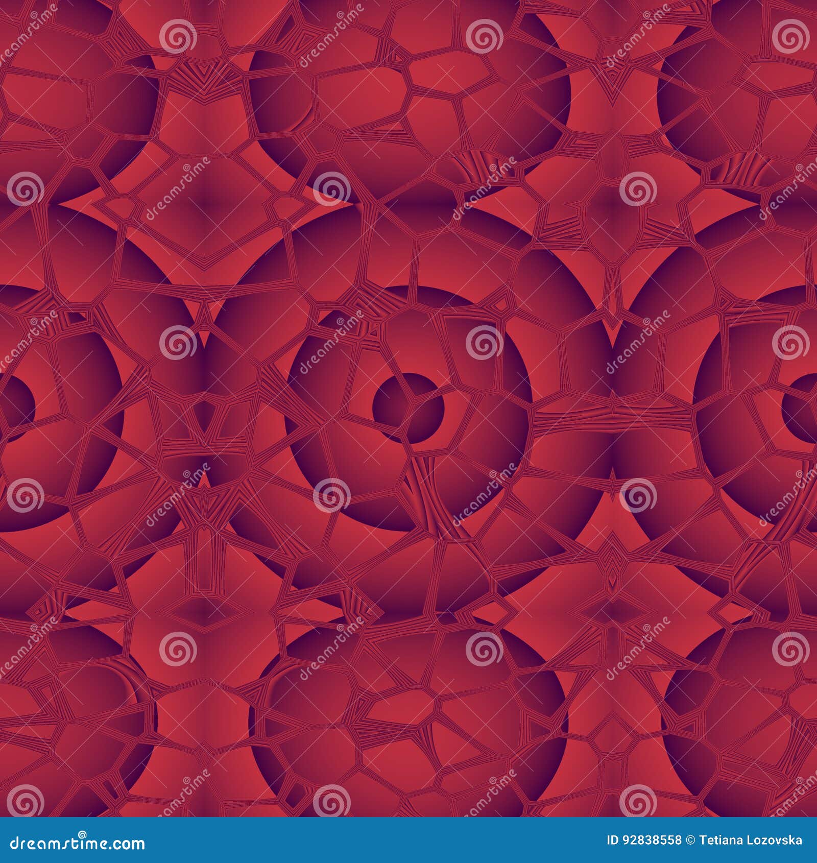 Seamless Abstract Pattern in Red and Grey Tones Stock Illustration ...