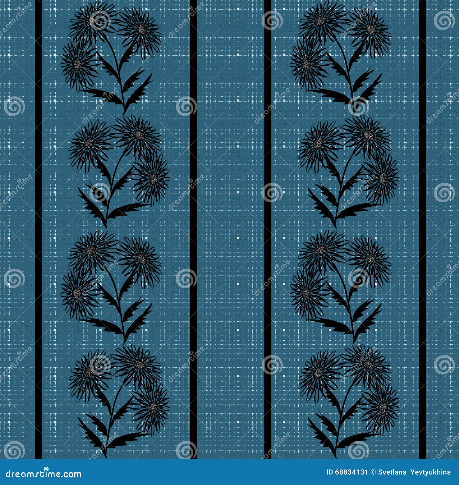 Seamless Abstract Pattern Stylish Texture on the Blue Specks Background ...