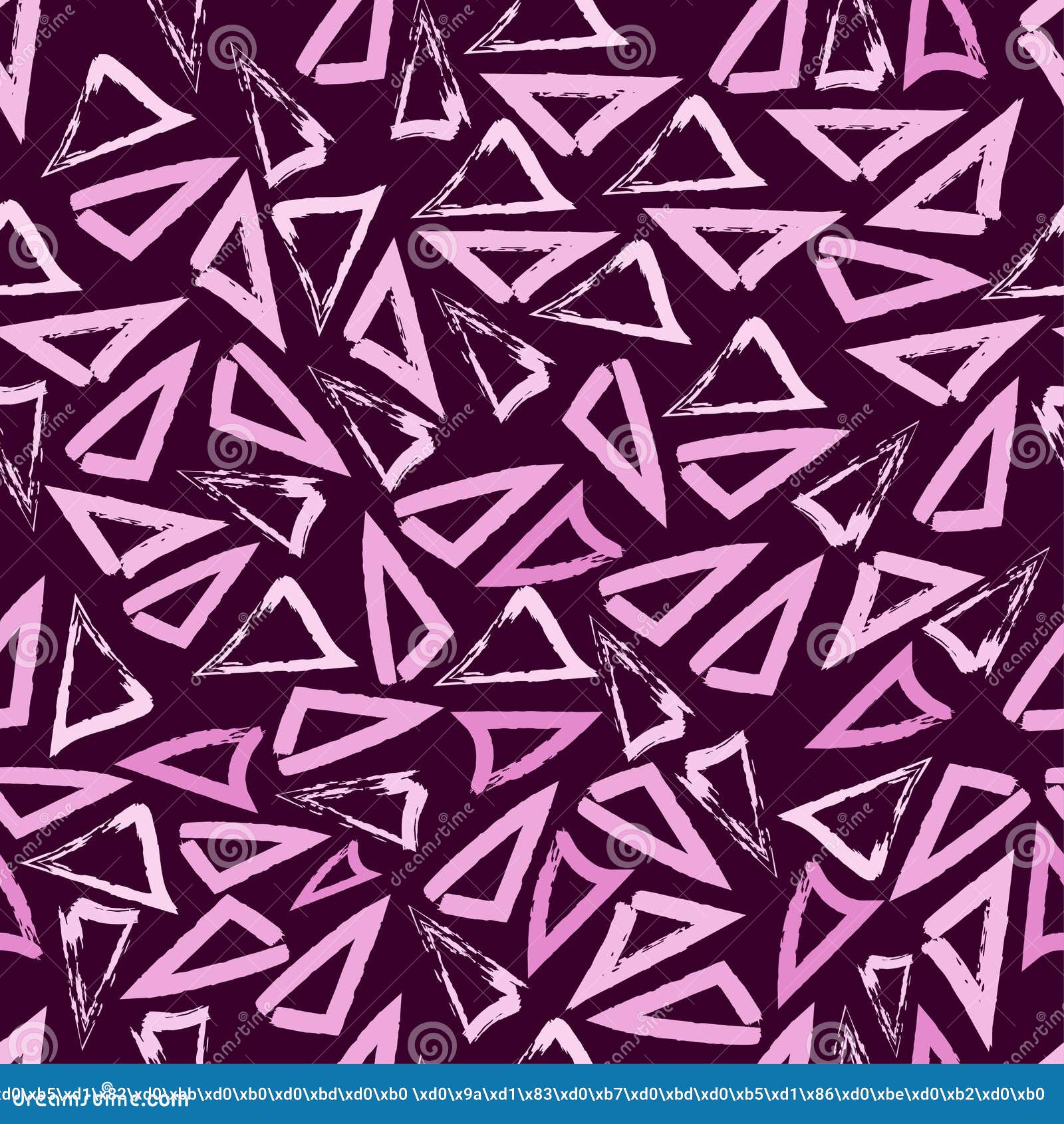 Seamless Abstract Pattern of Triangles Stock Illustration ...