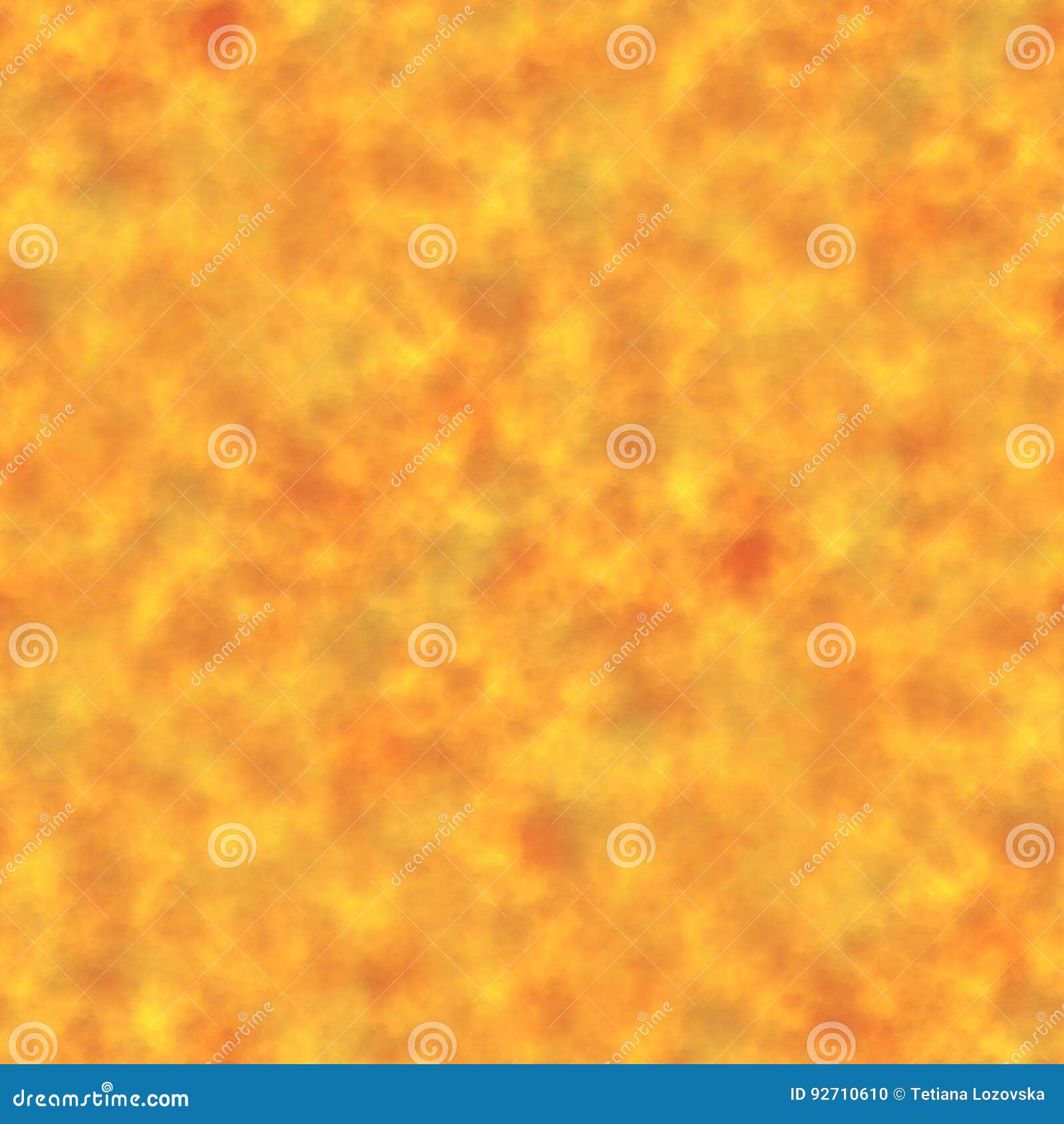 Seamless Abstract Pattern in Yellow and Orange Tones in Fire Style ...