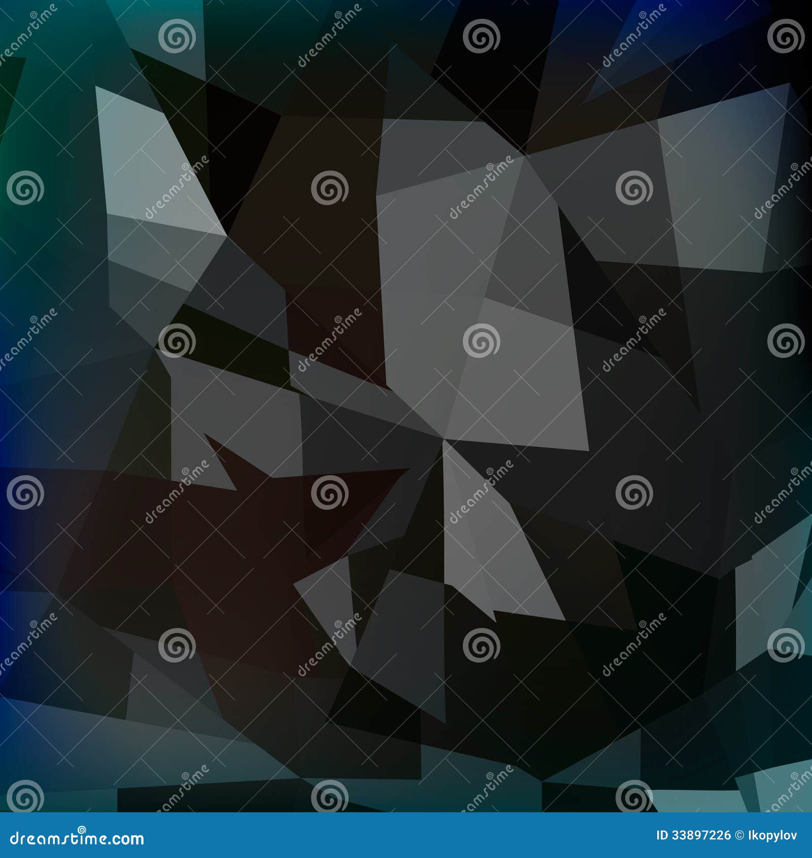 Seamless Abstract Polygonal Pattern Stock Vector - Illustration of ...