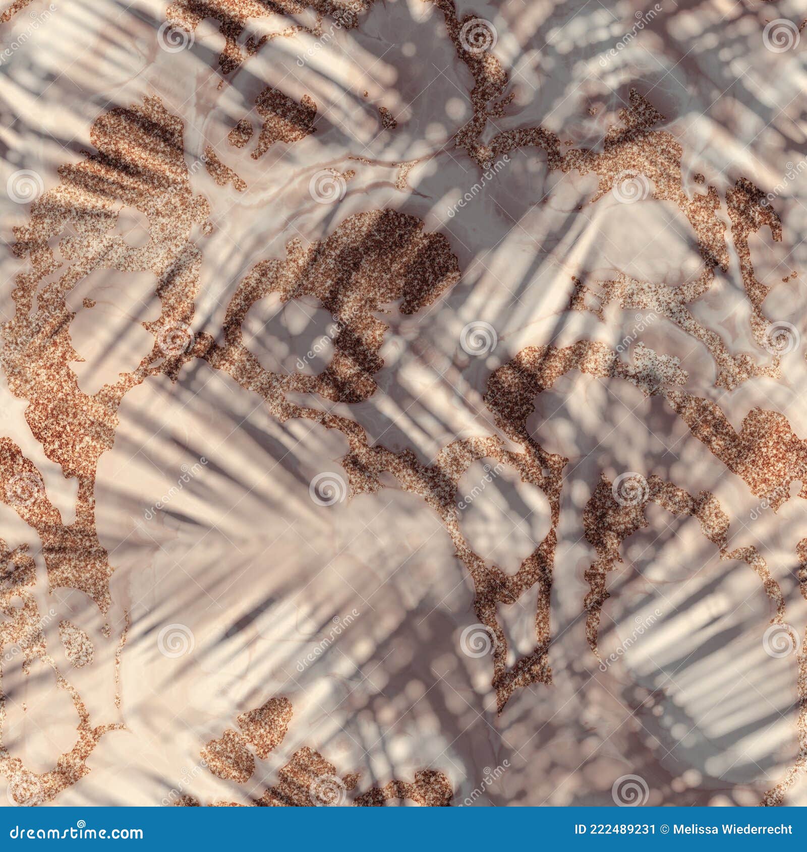 Seamless Abstract Print of Botanical Leaf Shadows Stock Image - Image ...