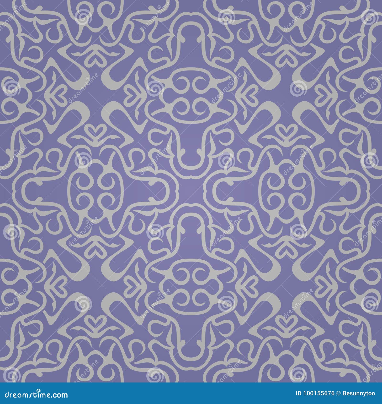 Seamless Abstract Purple Pattern with Gradient Stock Vector ...