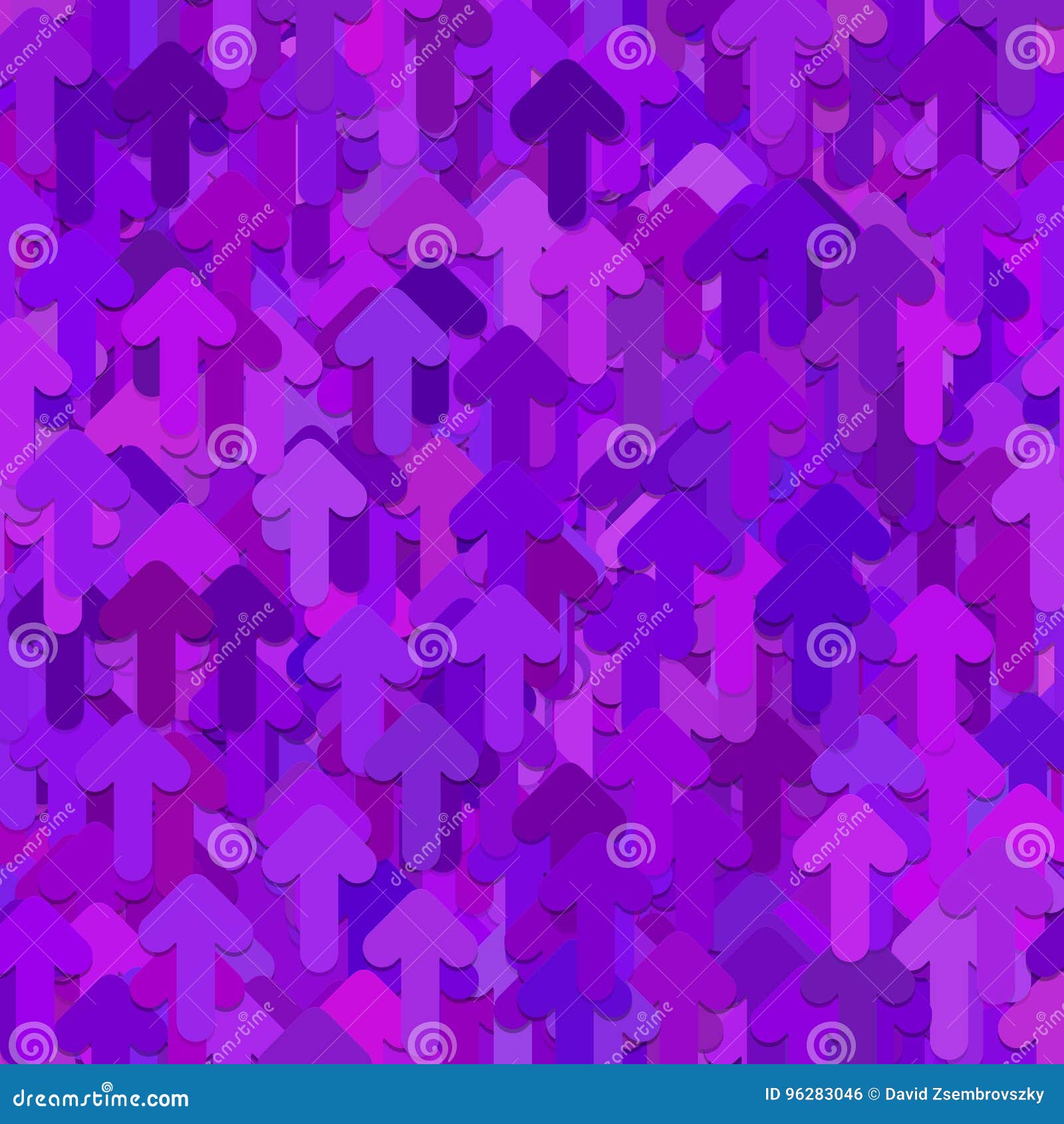 Seamless Abstract Random Arrow Pattern Background - Vector Graphic ...