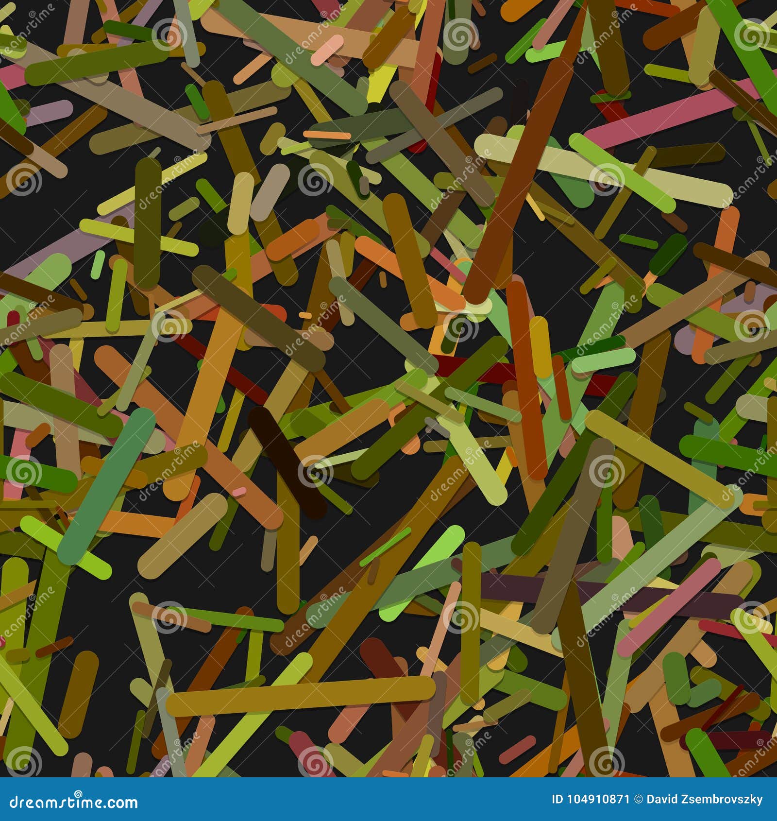 Seamless Abstract Random Rotated Stripe Pattern Background - Vector ...