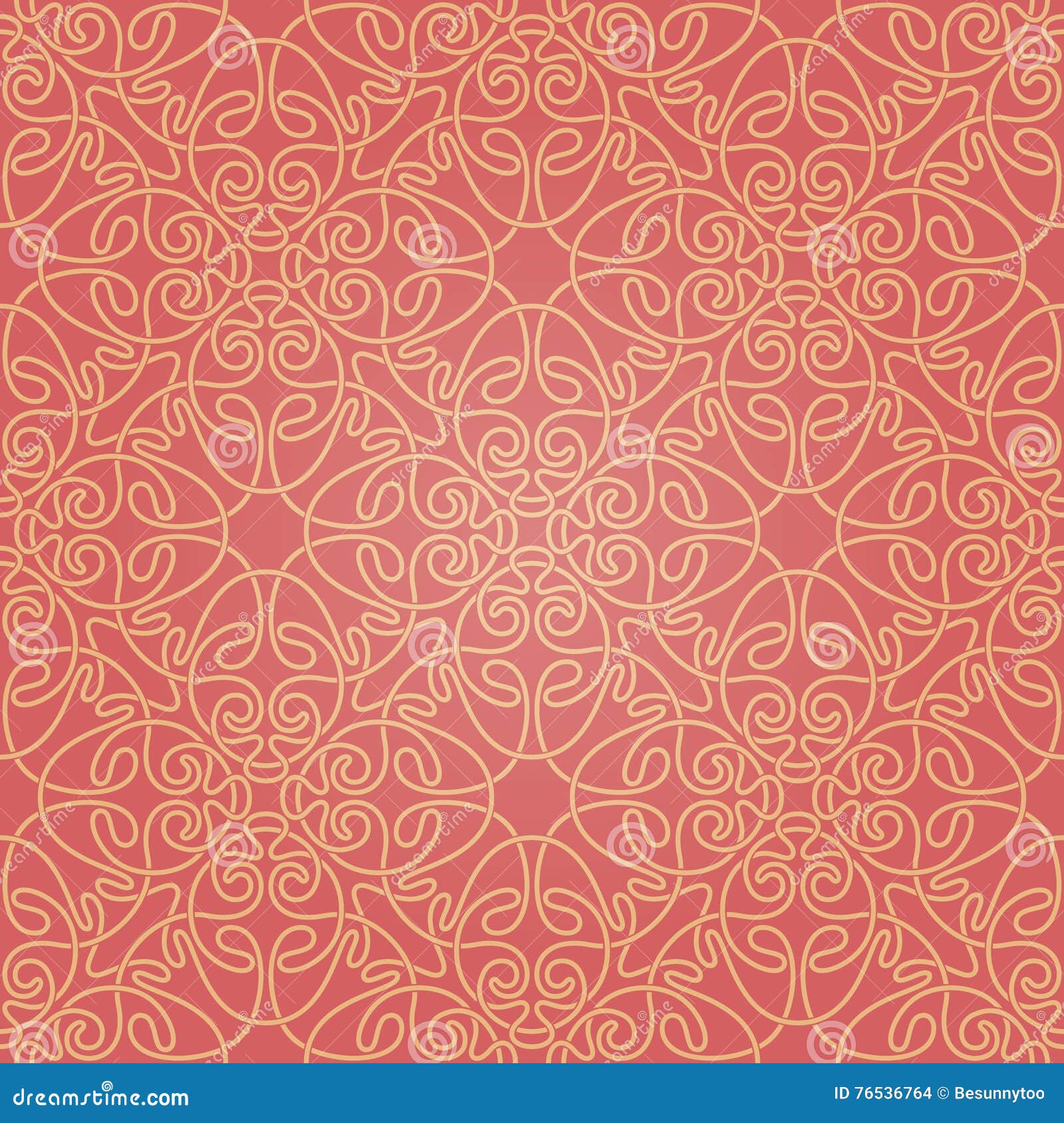 Seamless Abstract Red and Orange Pattern with Gradient Stock Vector ...