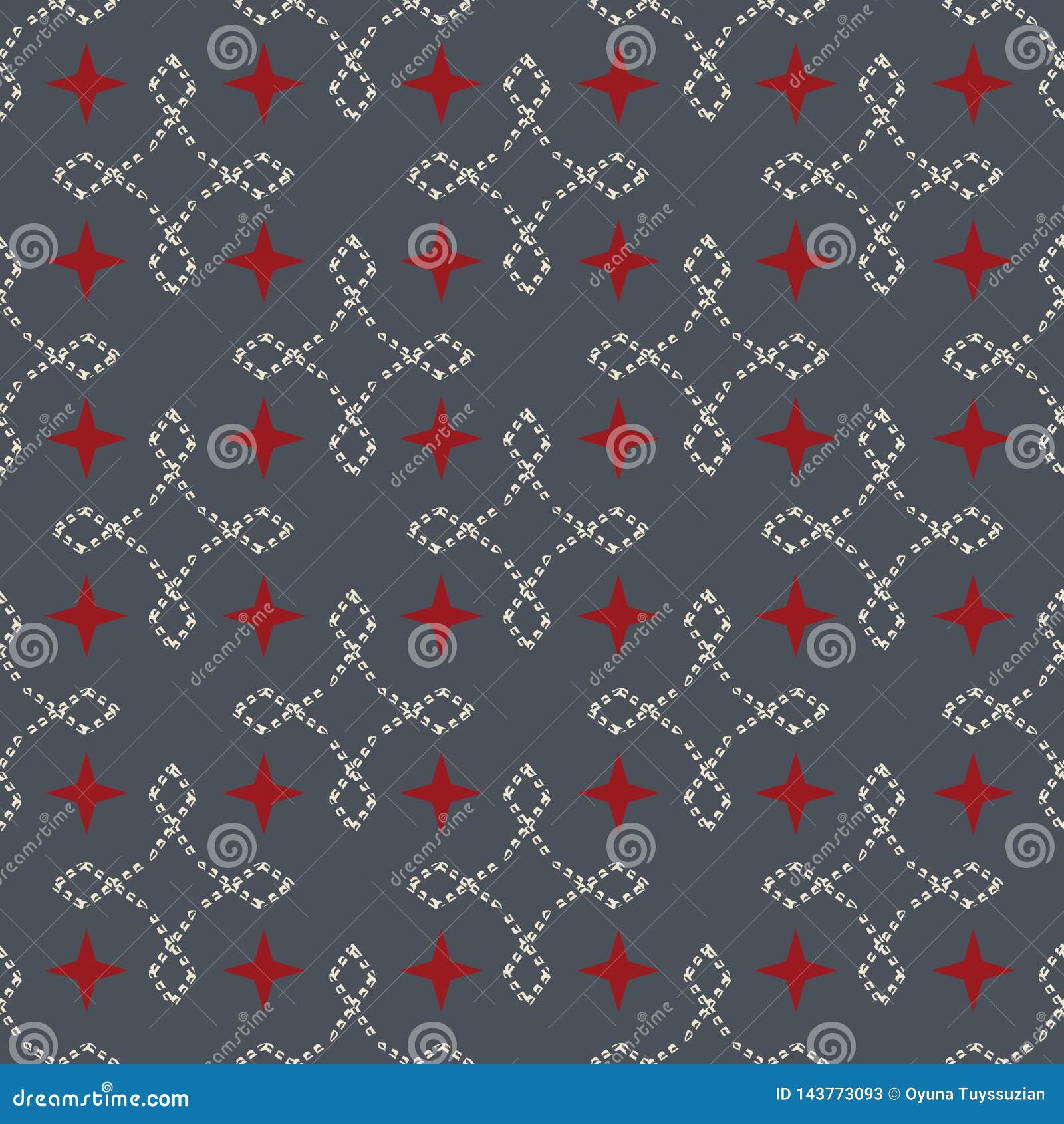 Seamless Abstract Retro Geometric Pattern. Blended Rectangles and Stars ...