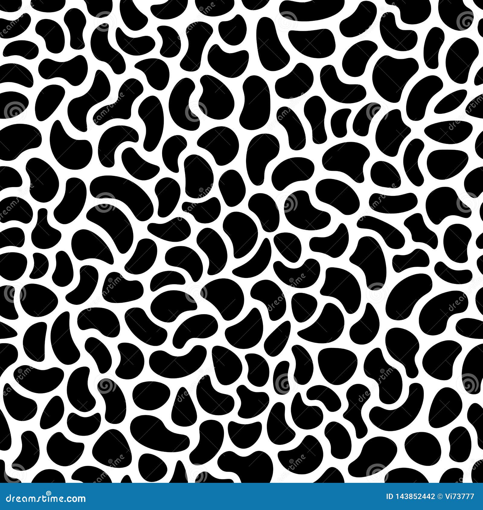 Seamless Abstract Spotted Irregular Pattern. Vector Leather Texture ...