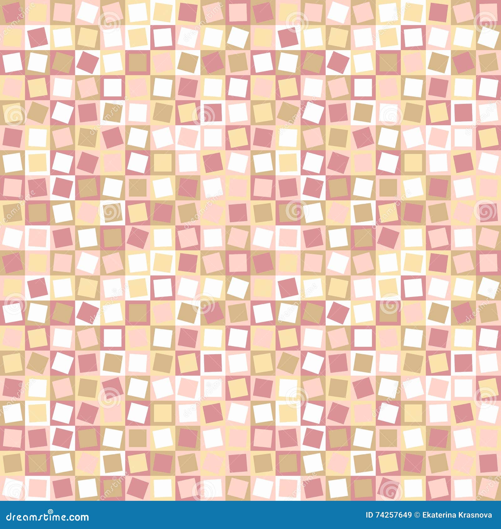 Seamless Abstract Square Pattern Stock Vector - Illustration of ...