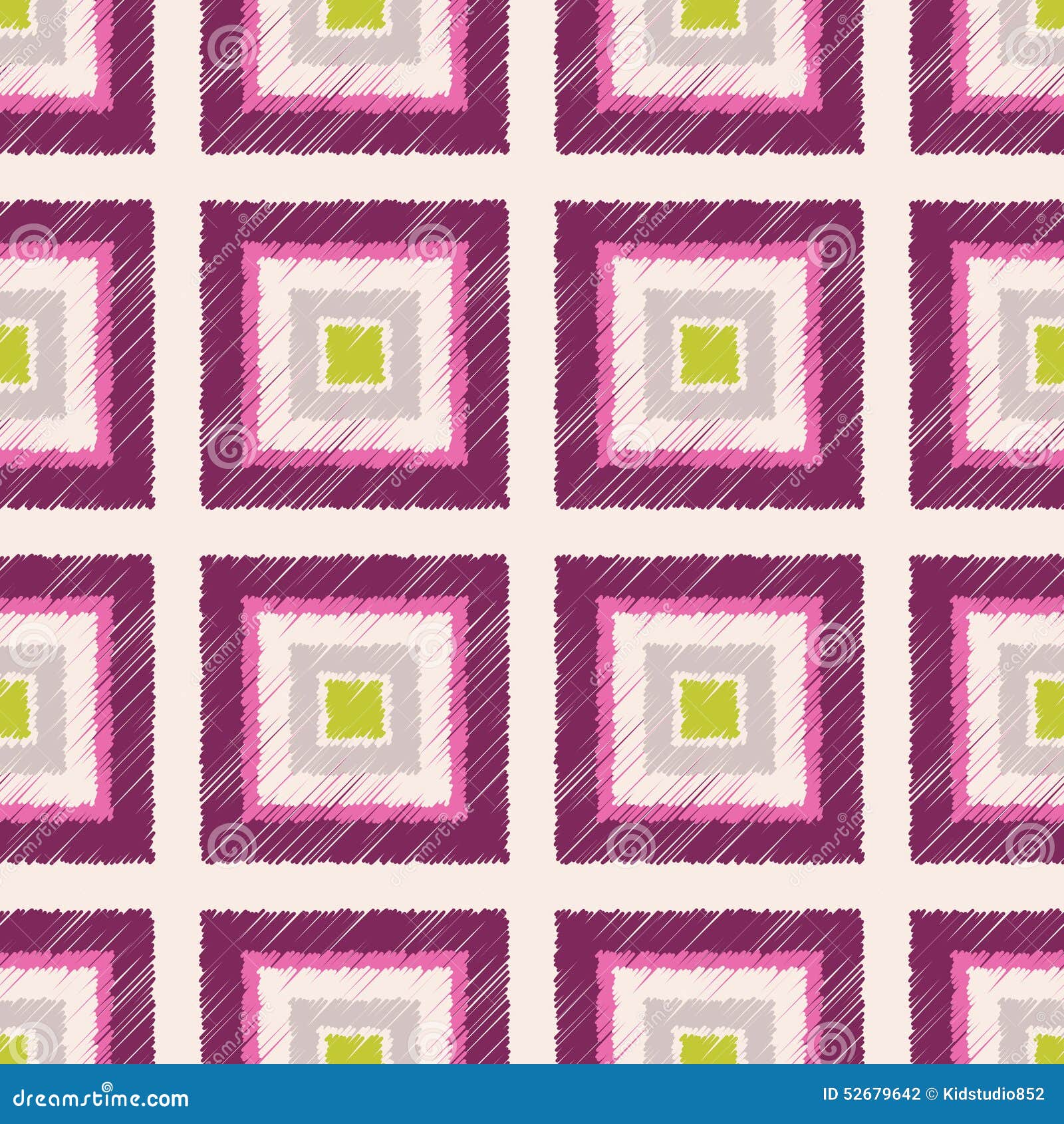 Seamless Abstract Square Tiles Background Stock Vector - Illustration ...