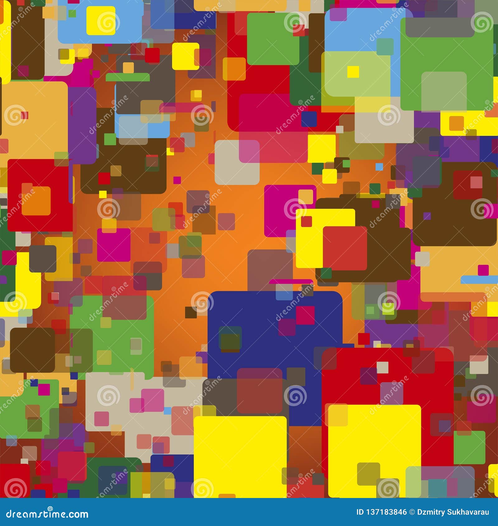 Seamless Abstract Squares Texture. Stock Vector - Illustration of ...