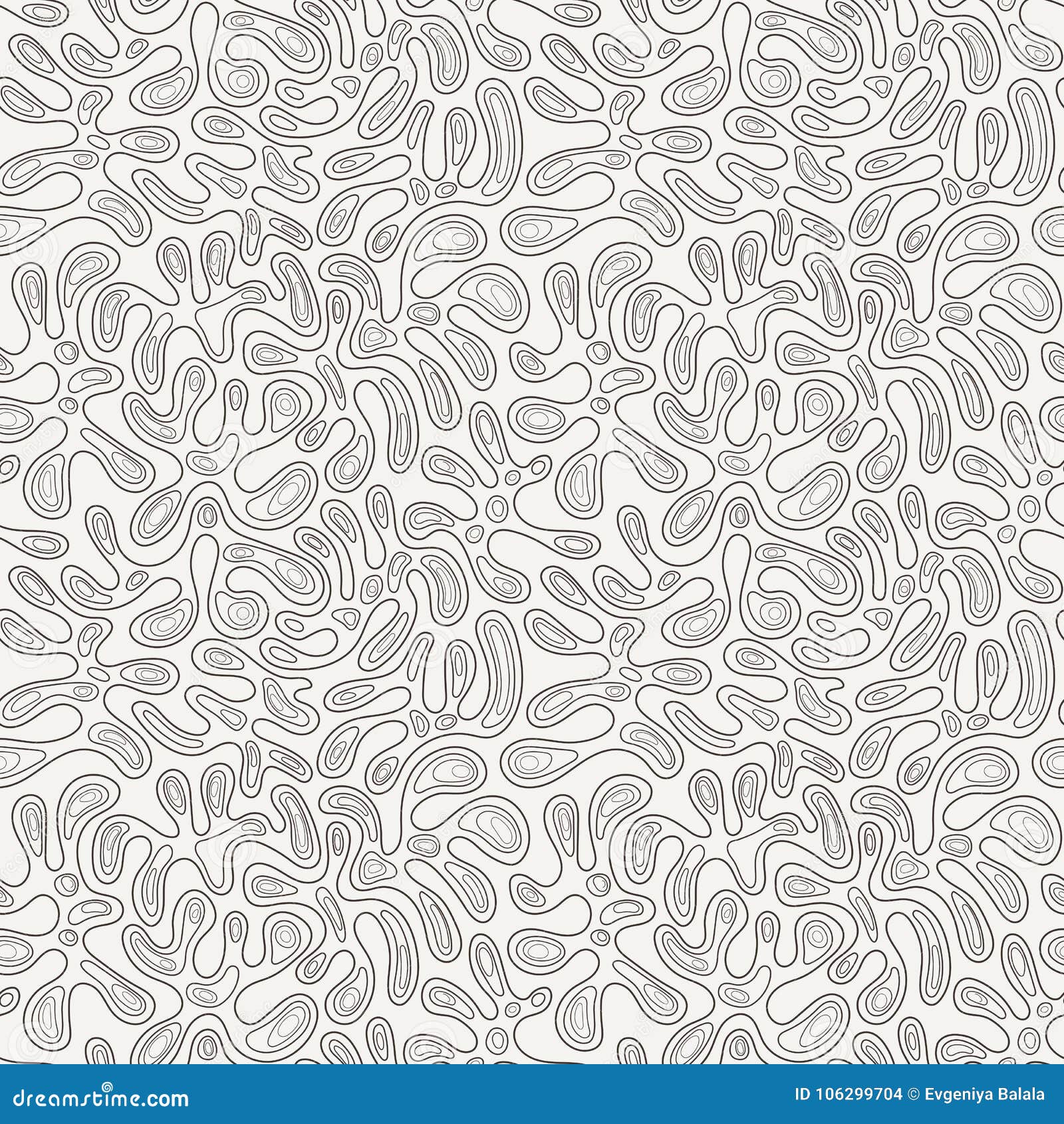 Seamless Abstract Stain Pattern. Stock Vector - Illustration of ...