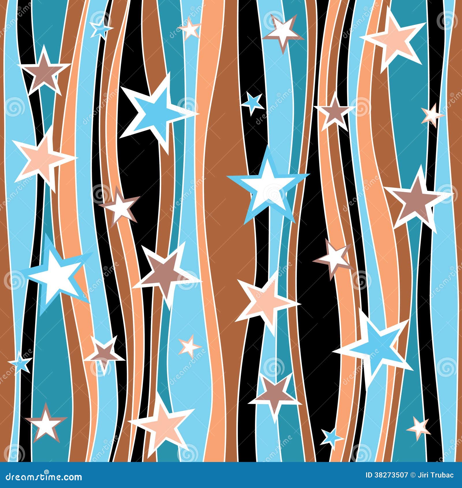 Seamless Abstract Stellar Pattern Stock Vector - Illustration of cover ...