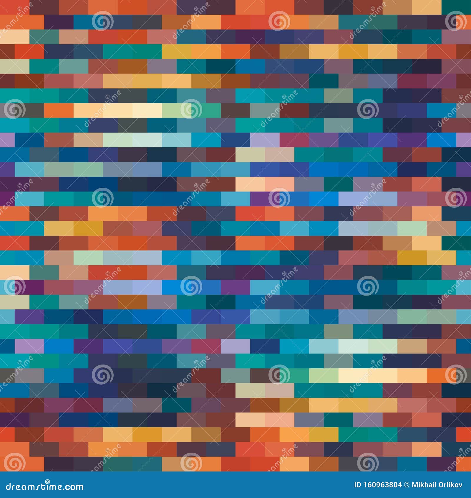 Seamless Abstract Stripes Print. Vector Multi Colored Illustration ...