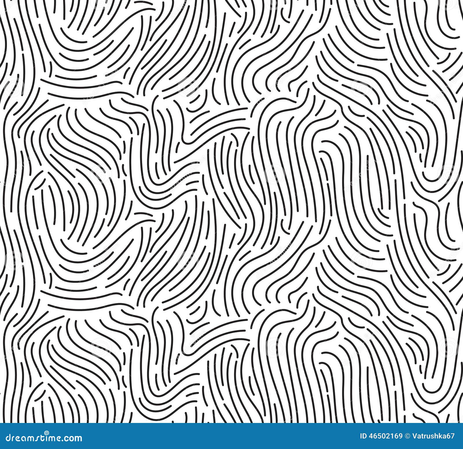 Seamless Abstract Stroke Pattern. Stock Vector - Illustration of ...