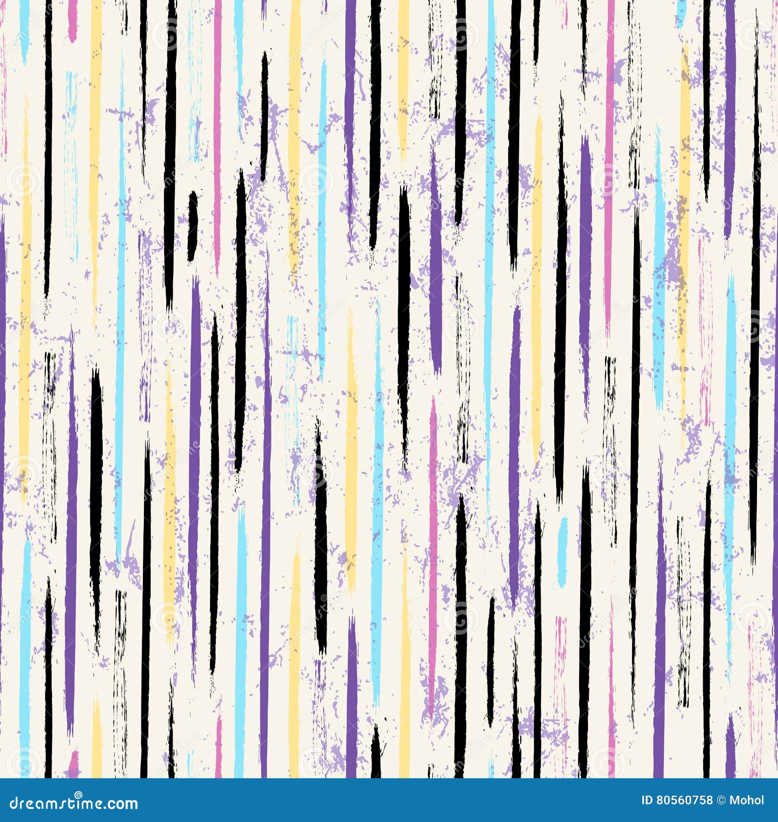 Seamless Abstract Strokes Background Stock Illustration - Illustration ...