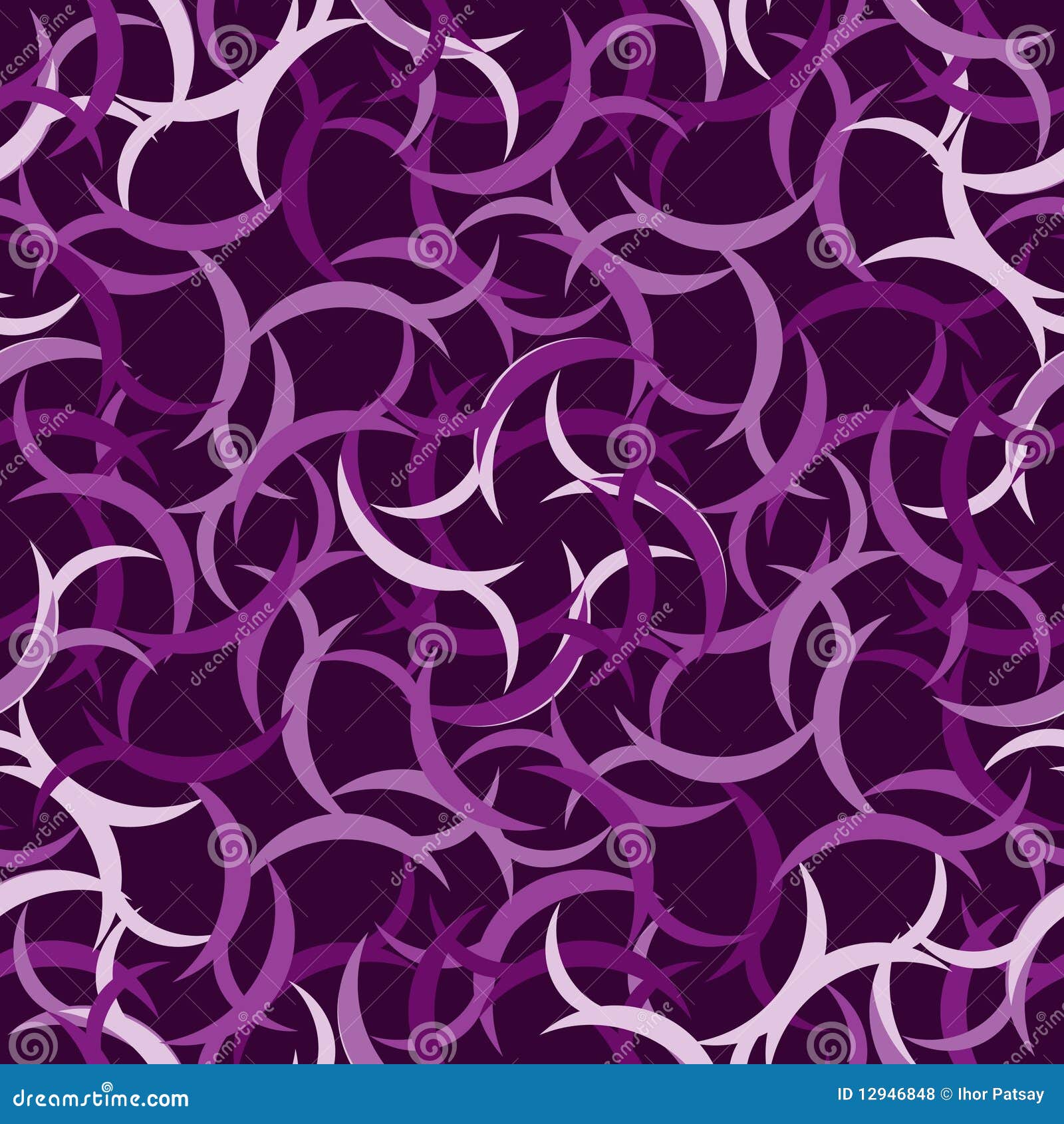 Seamless Abstract Swirl Pattern Stock Vector - Illustration of ...