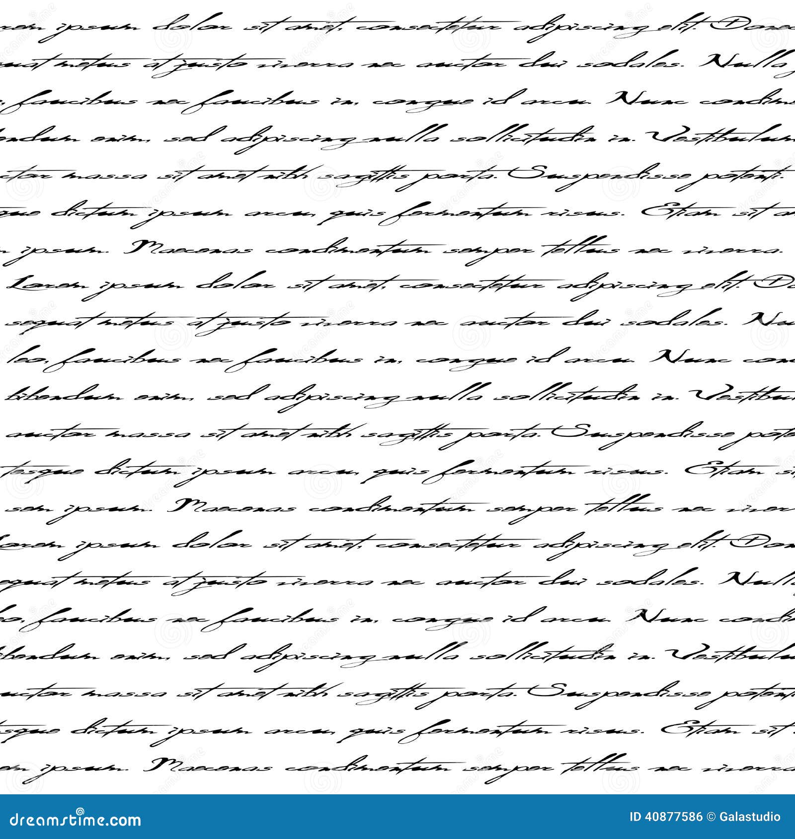 Seamless Abstract Text Pattern. Stock Illustration - Illustration of ...