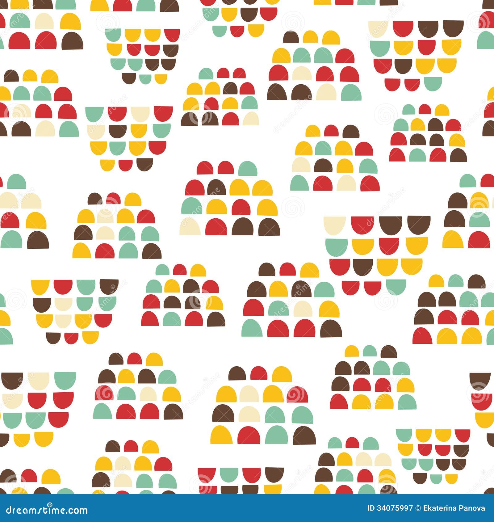 Seamless Abstract Texture with Funny Elements. Stock Vector ...