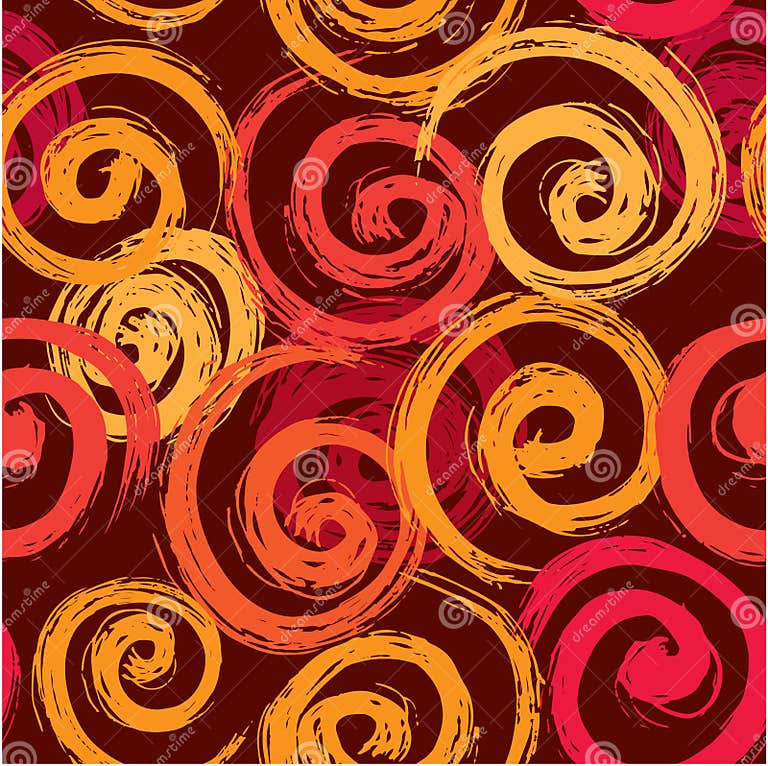 Seamless Abstract Texture - Hand Drawn Circles Stock Vector ...