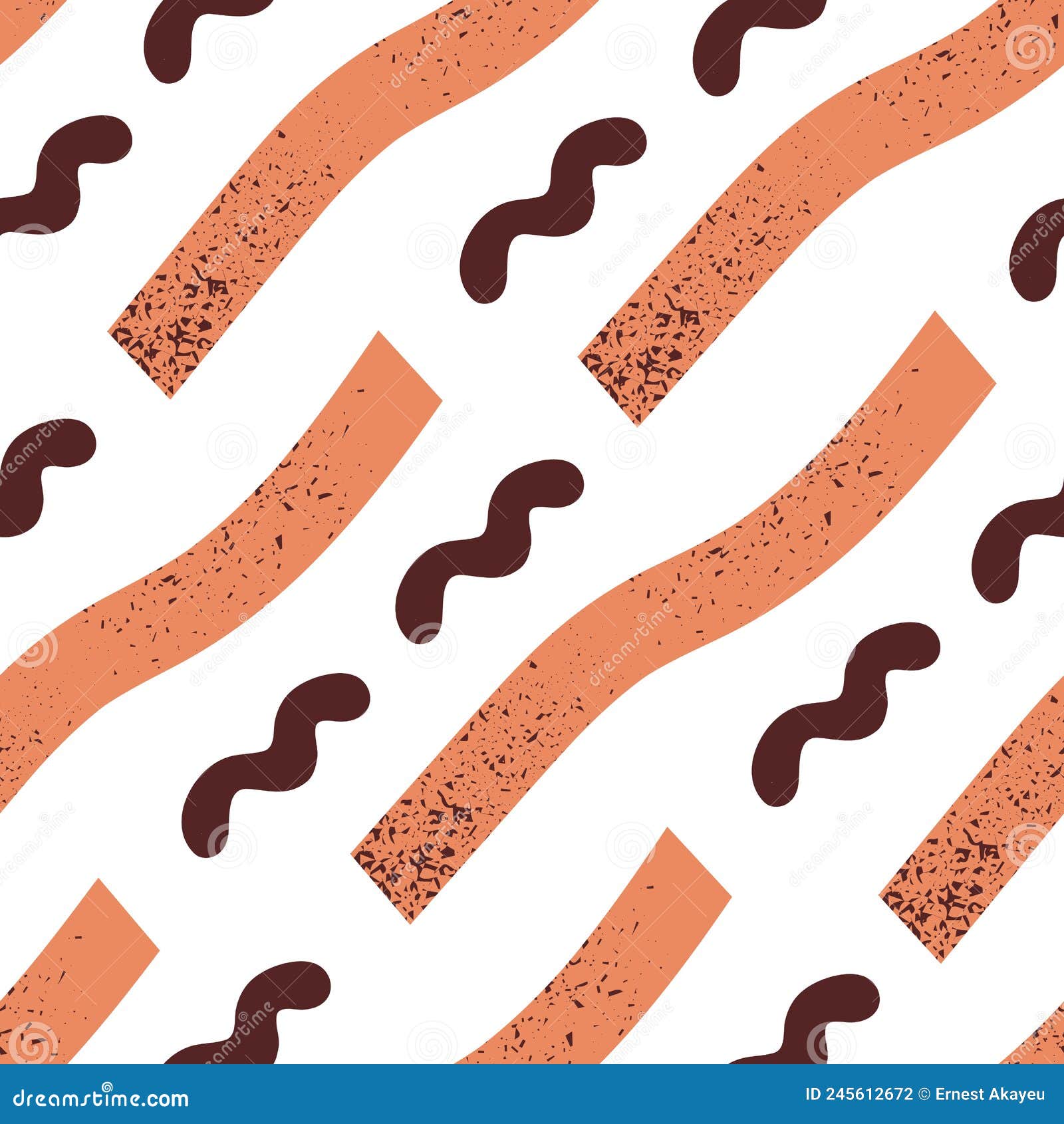 Background With Curvy Pattern In Red, Yellow, Oran Stock Photo ...