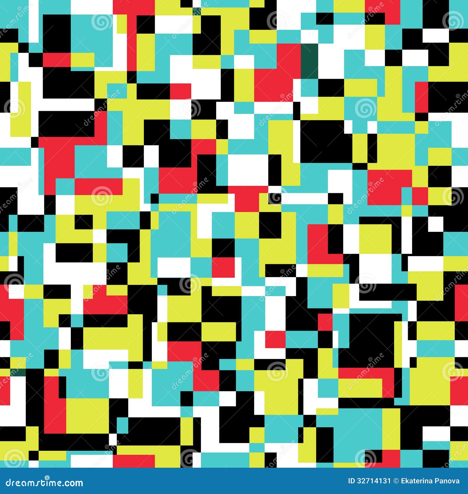 Seamless Abstract Texture with Rectangles. Stock Vector - Illustration ...