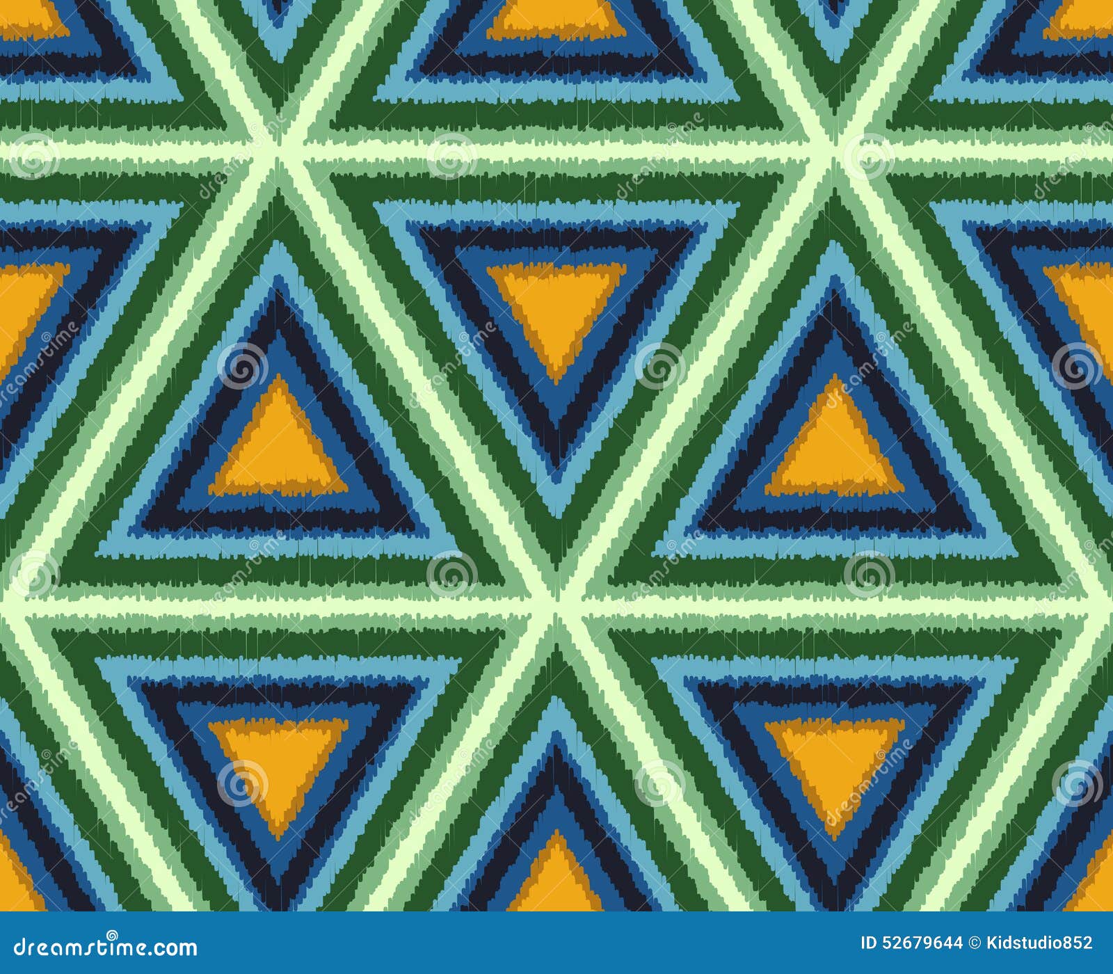 Seamless Abstract Triangle Tiles Background Stock Vector - Illustration ...