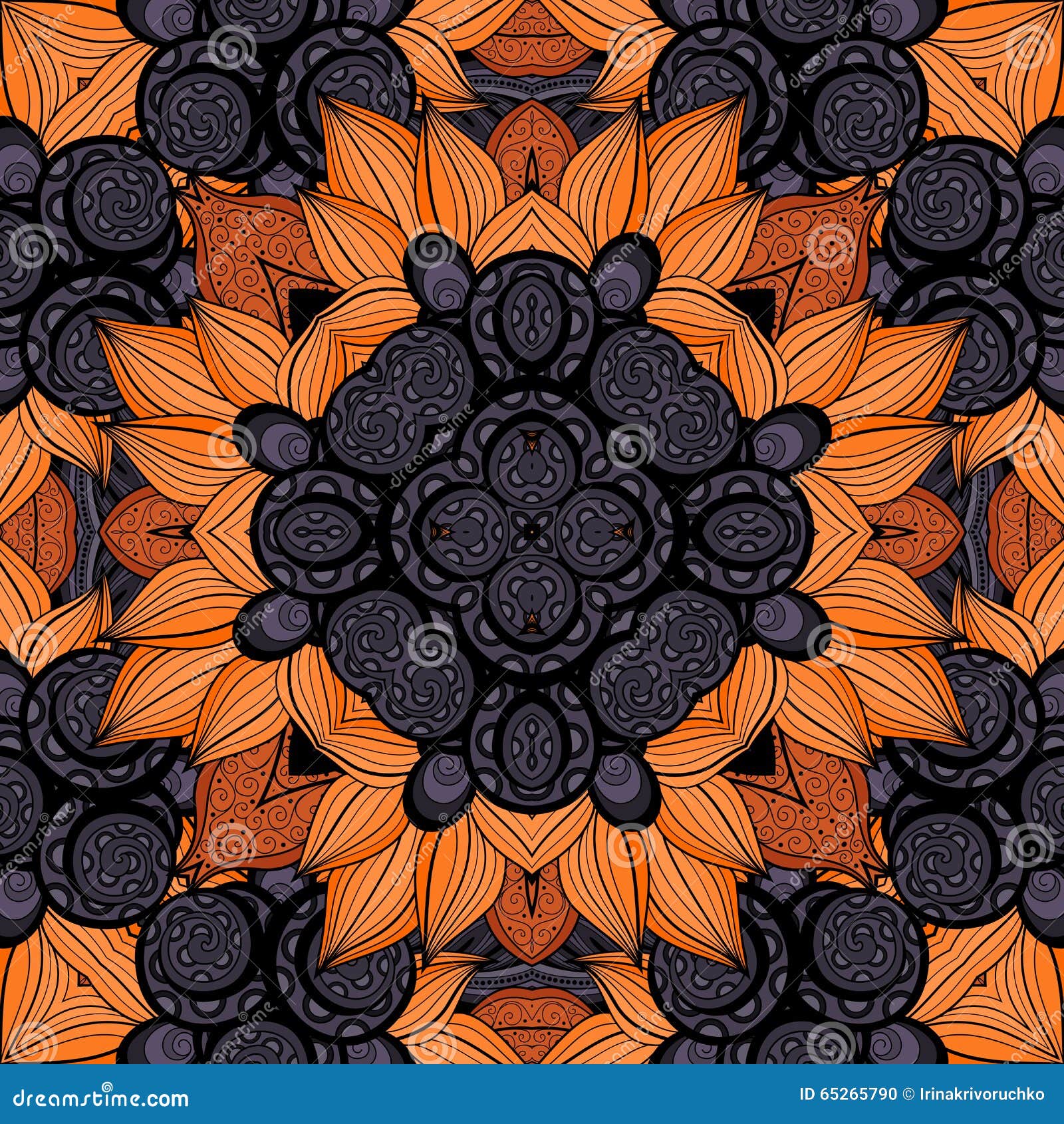 Seamless Abstract Tribal Pattern (Vector) Stock Vector - Illustration ...