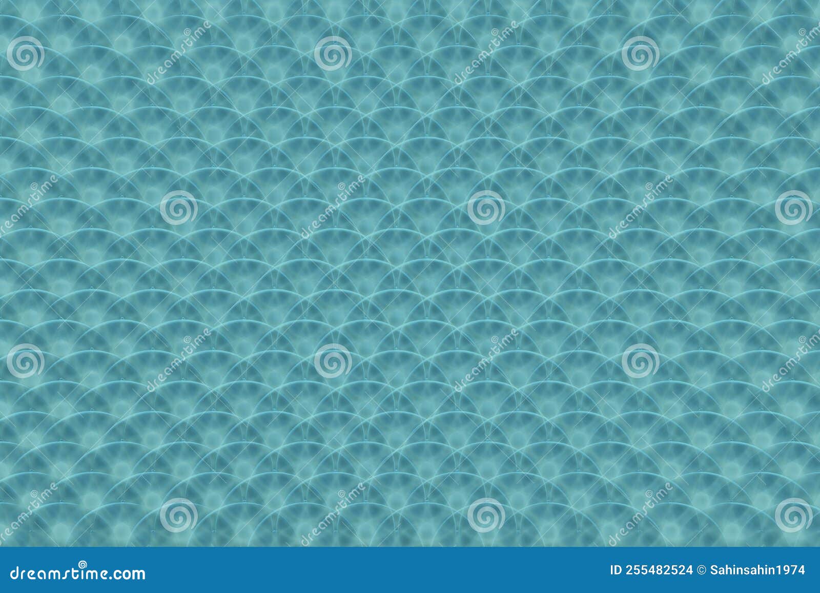 Seamless Abstract the Turquoise Pattern Consisting of Different Shapes ...