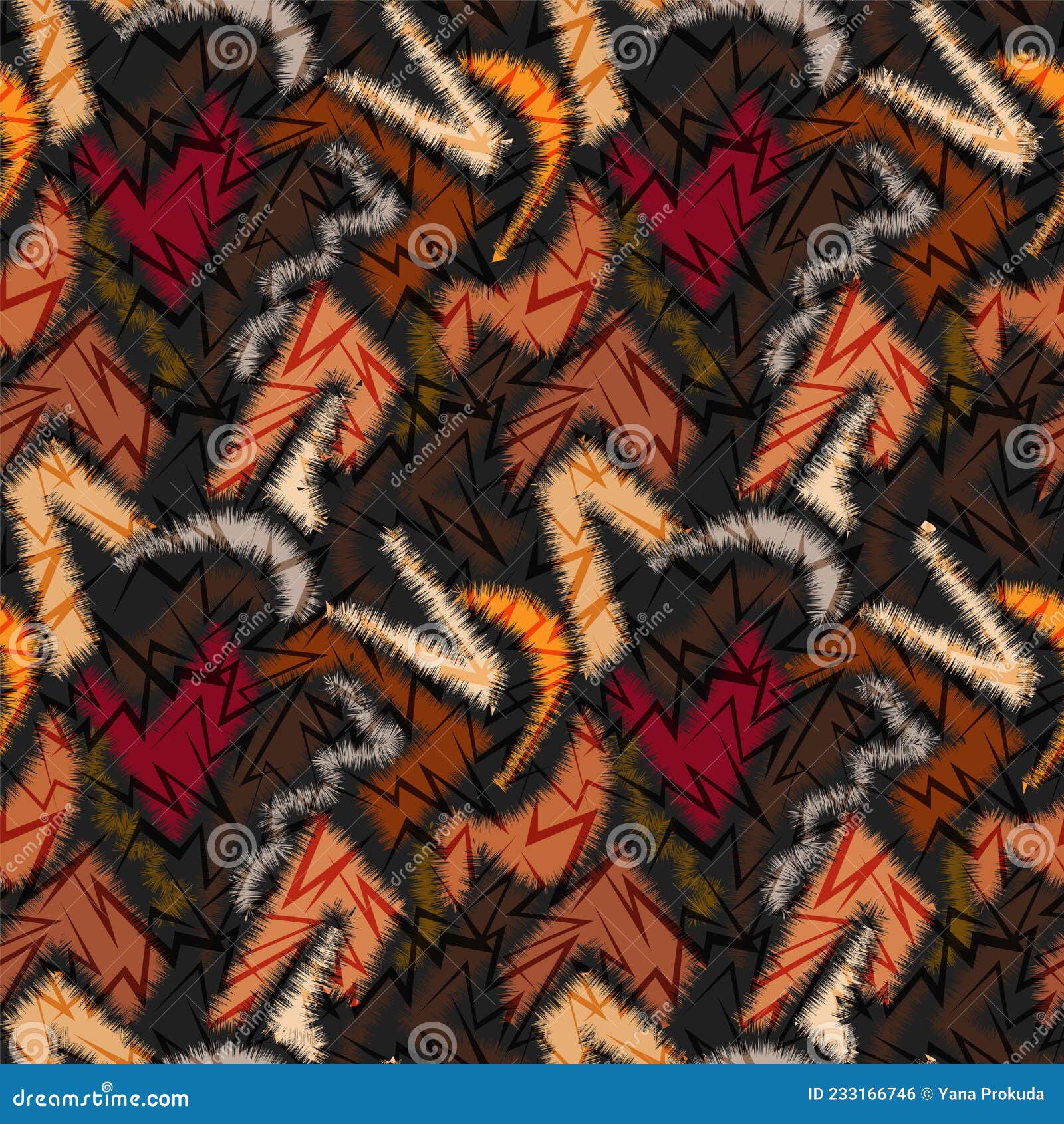 Seamless Abstract Urban Geometric Pattern Stock Vector - Illustration ...