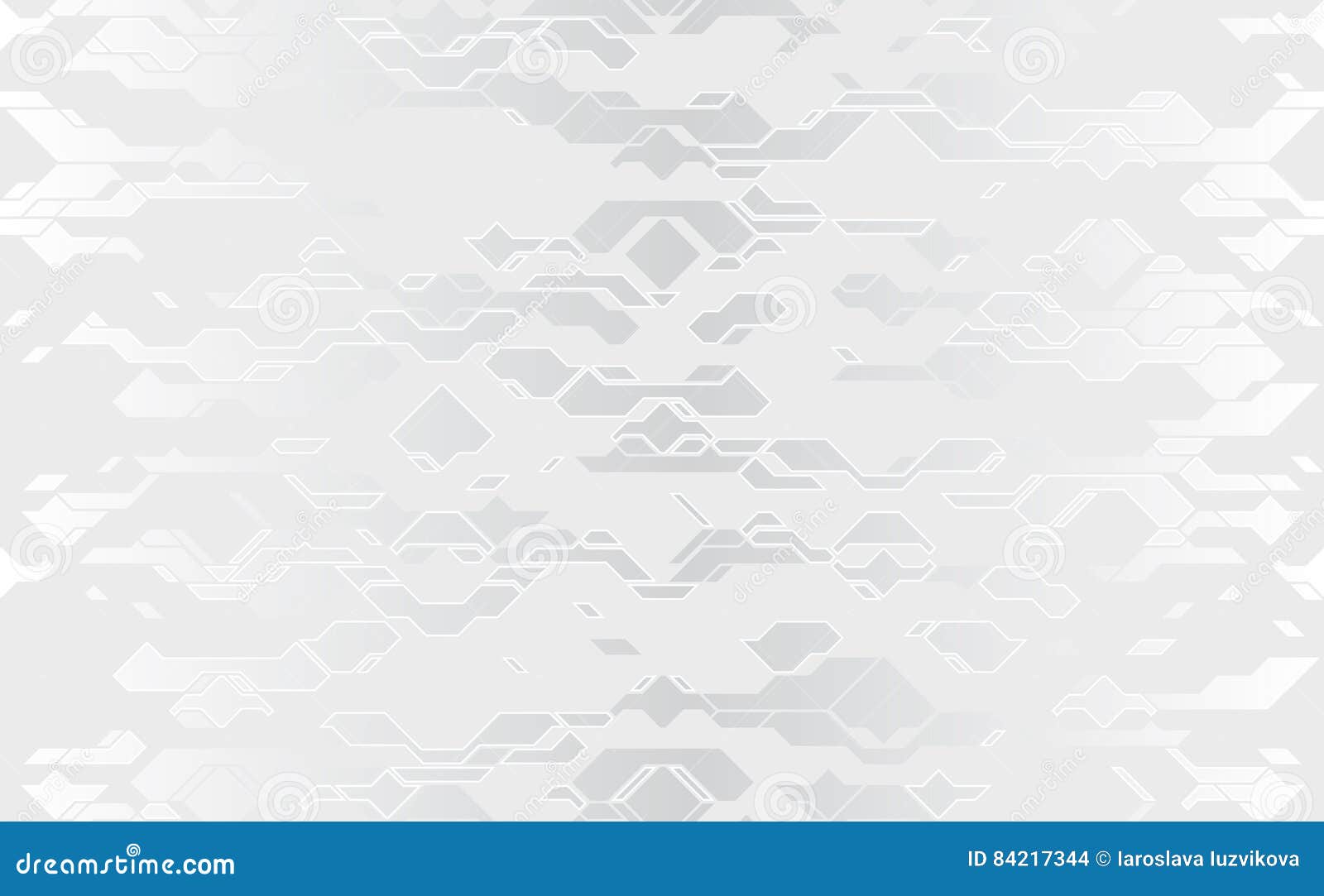 Seamless Abstract Vector Futuristic Silver Cloth Techno Texture. Damask ...