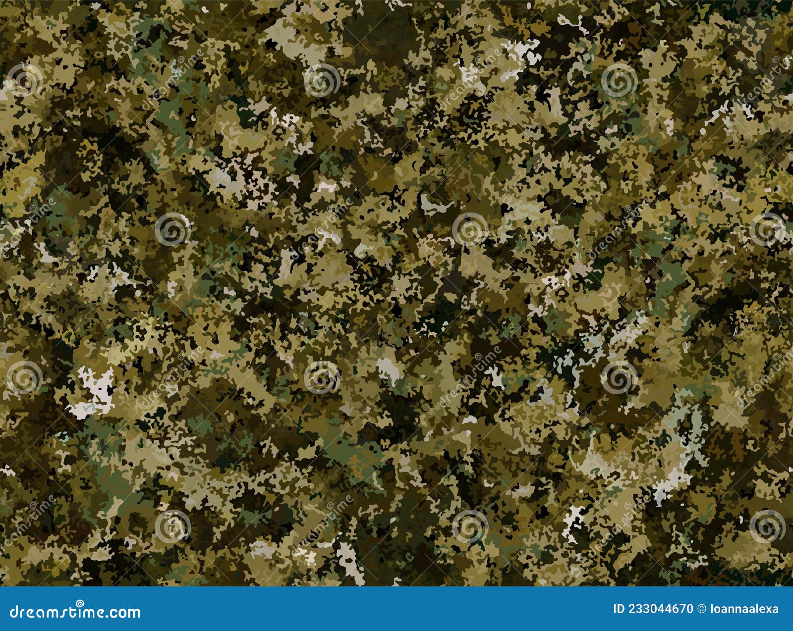 Vector Khaki Brick Wall Background. Seamless Texture Stock Image ...