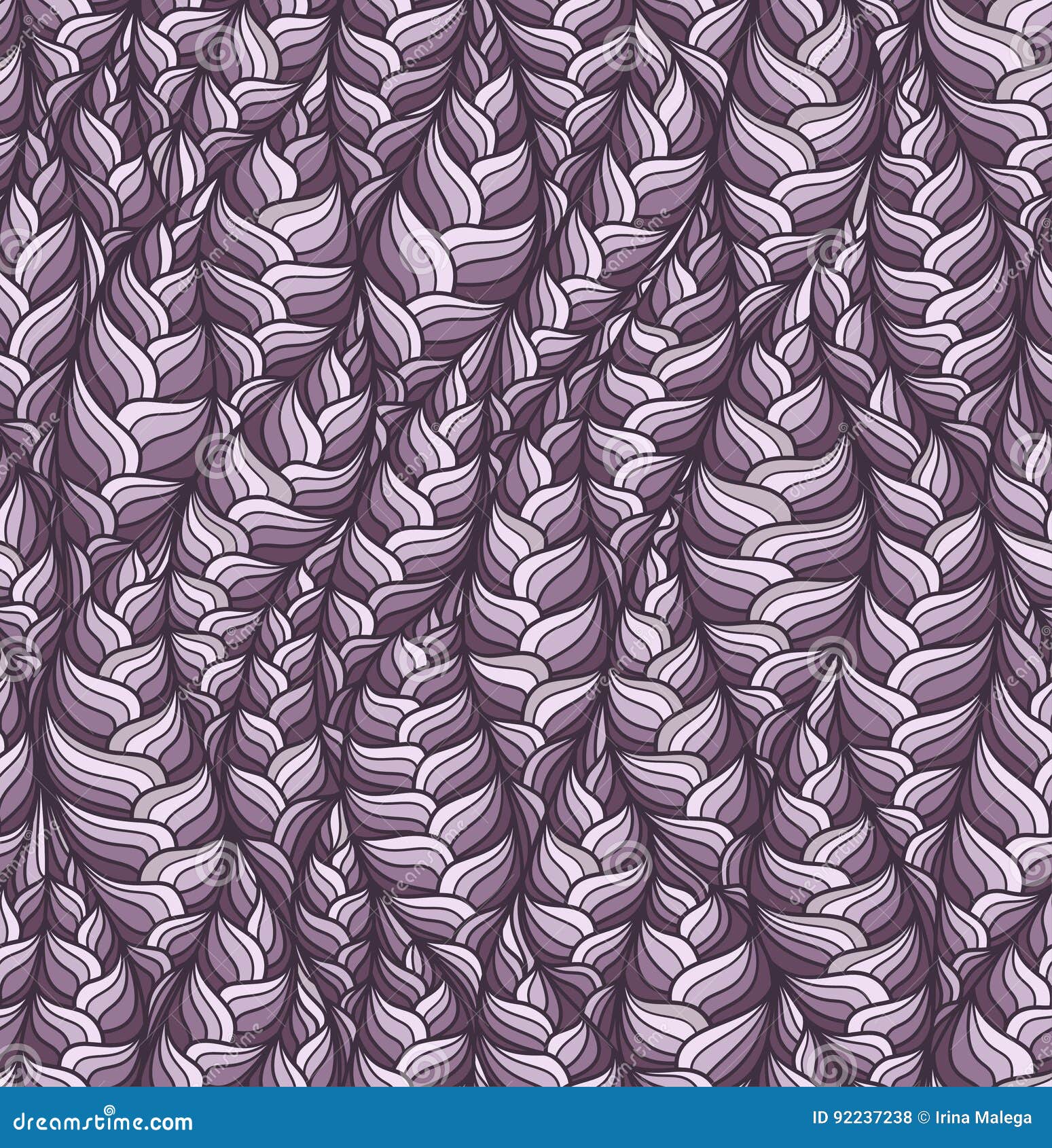 Seamless Abstract Vector Pattern with Hand Drawn Structural Motive ...