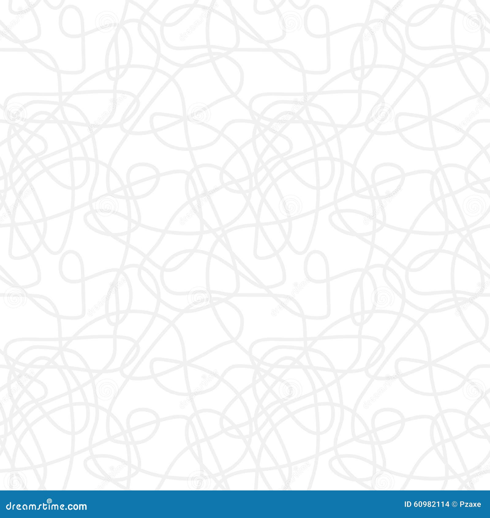 Seamless Abstract Vector Pattern - Repeat Curved Lines Light Mon Stock ...