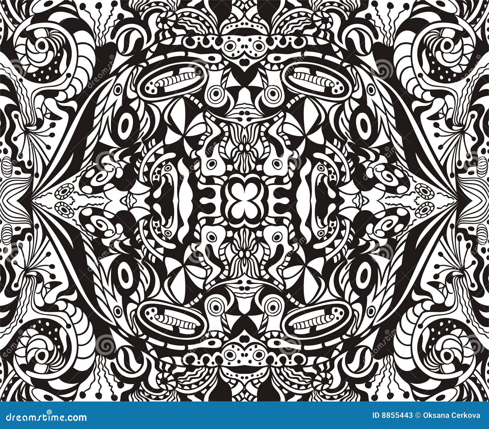 Seamless Abstract Vector Wallpaper. Stock Vector - Illustration of ...