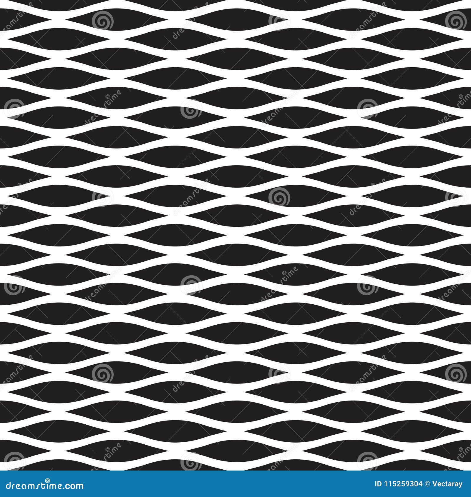 Seamless Abstract Vector Wave Pattern Texture Background Stock Vector ...