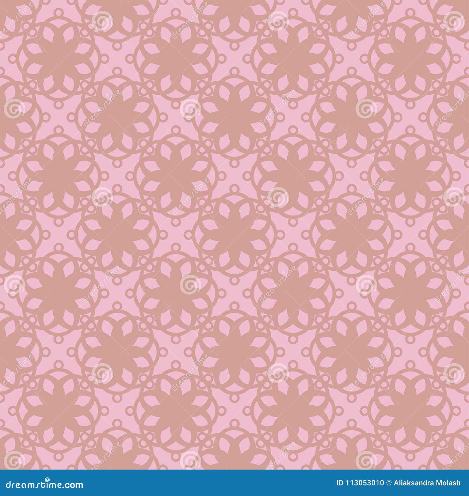 Seamless Abstract Vintage Light Pink Pattern Stock Vector ...