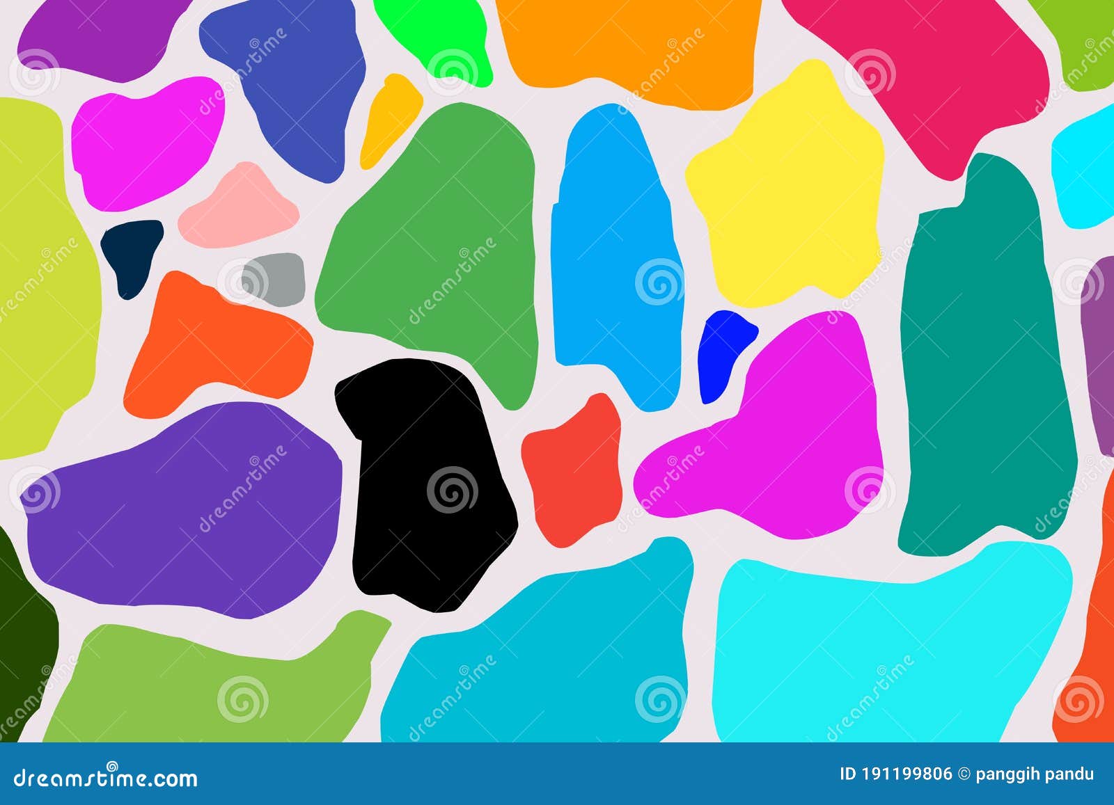 Seamless Abstract Wallpaper with Colorful Concept Stock Illustration ...