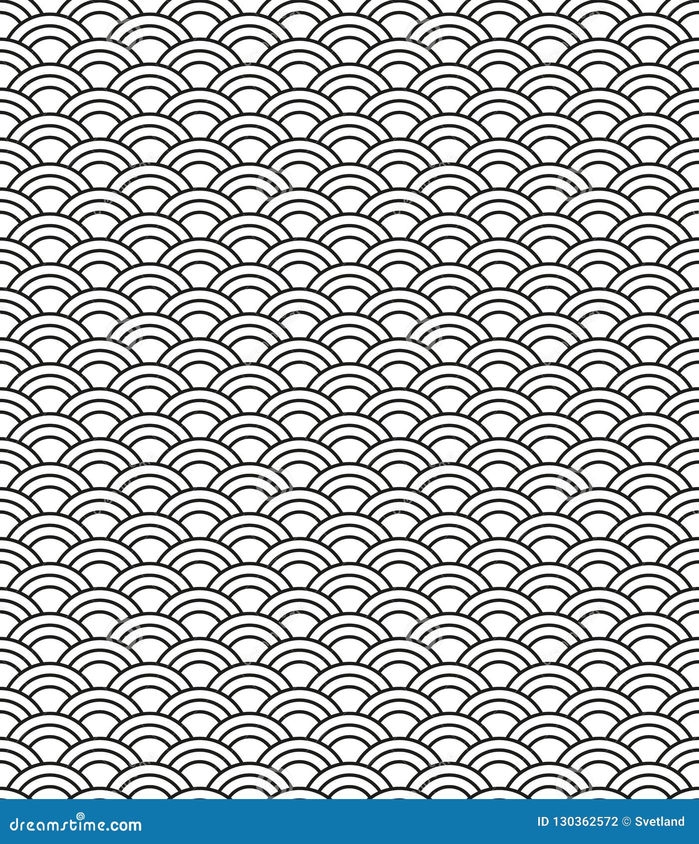 Seamless Abstract Wave Pattern. Circle Pattern Stock Vector ...