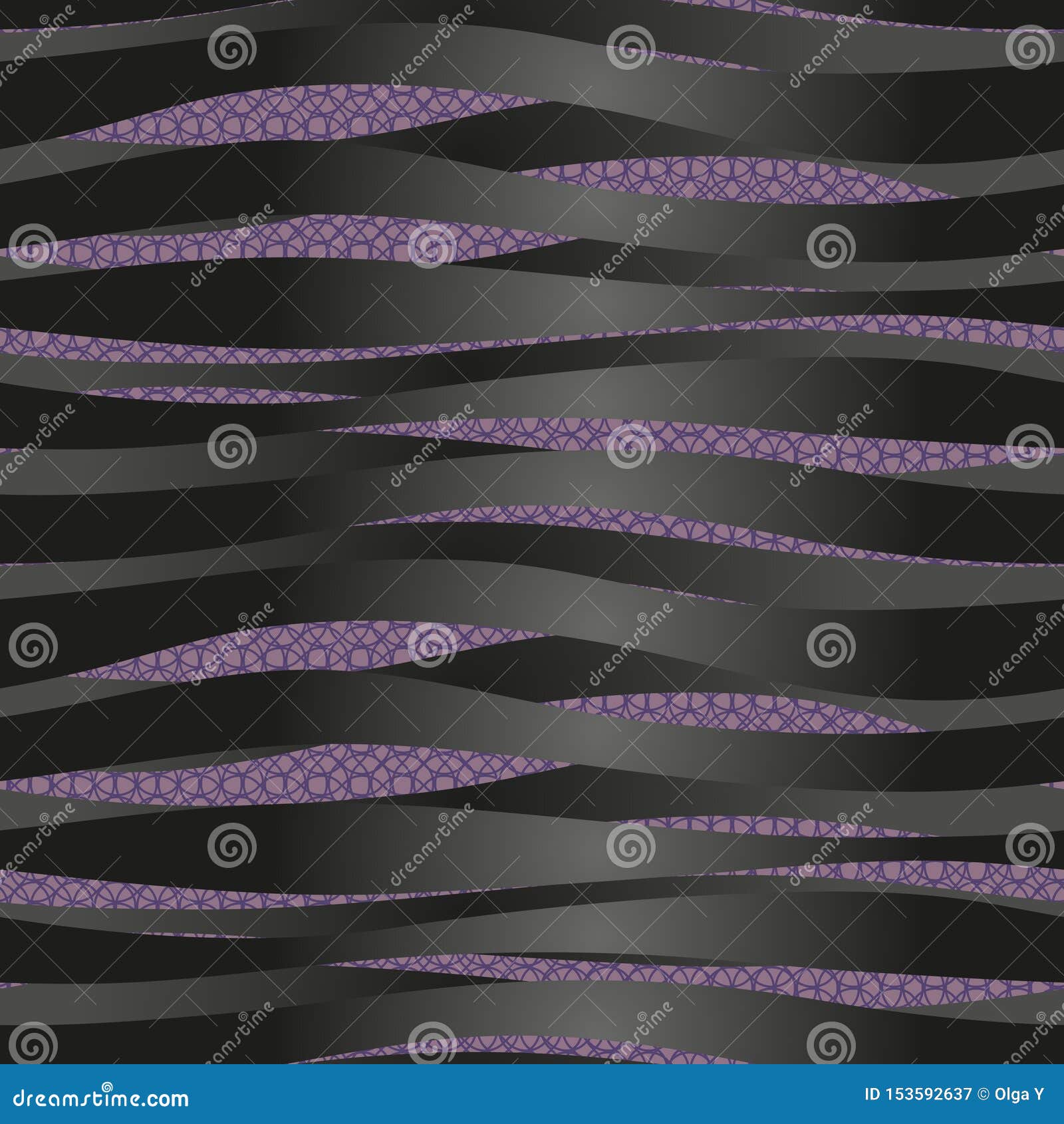 Seamless Abstract Waves on a Lace Grid Stock Vector - Illustration of ...
