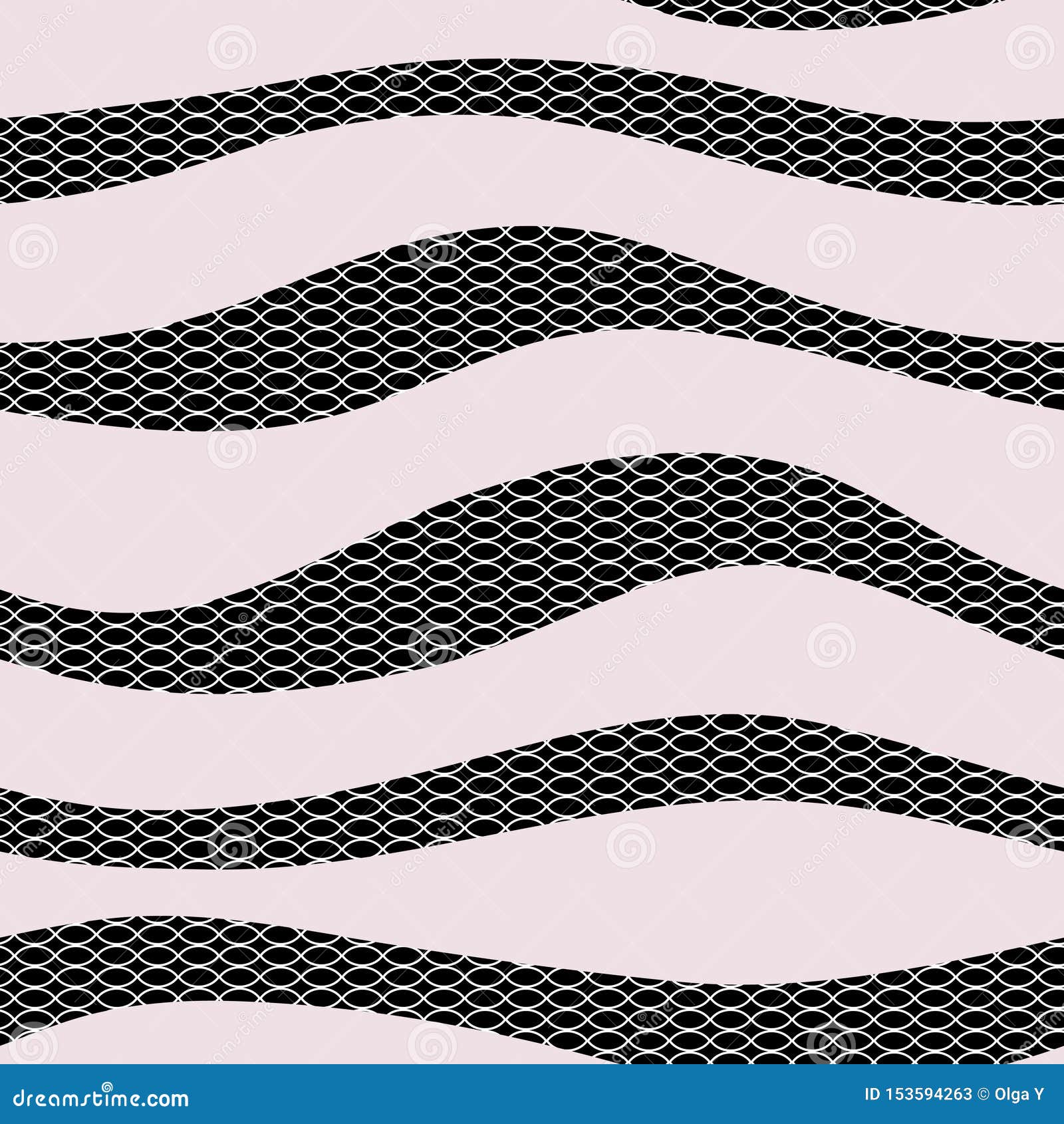 Seamless Abstract Waves on a Lace Grid Stock Vector - Illustration of ...