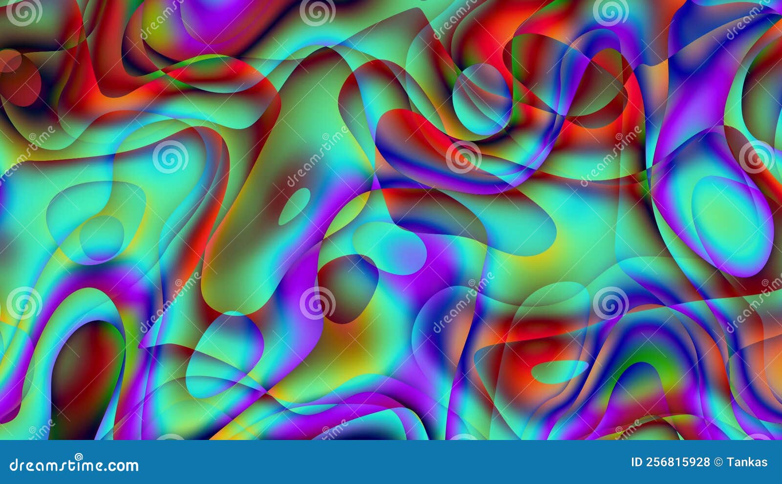 Seamless Abstract Wavy Background for Loop Playback. Stock Footage ...