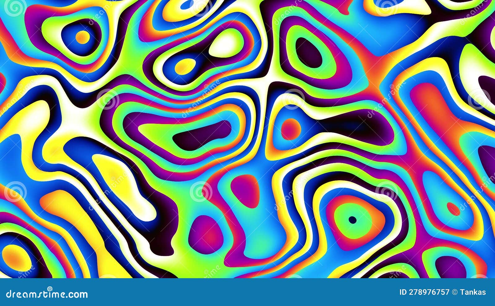 Seamless Abstract Wavy Background for Loop Playback. 4k Video Stock ...