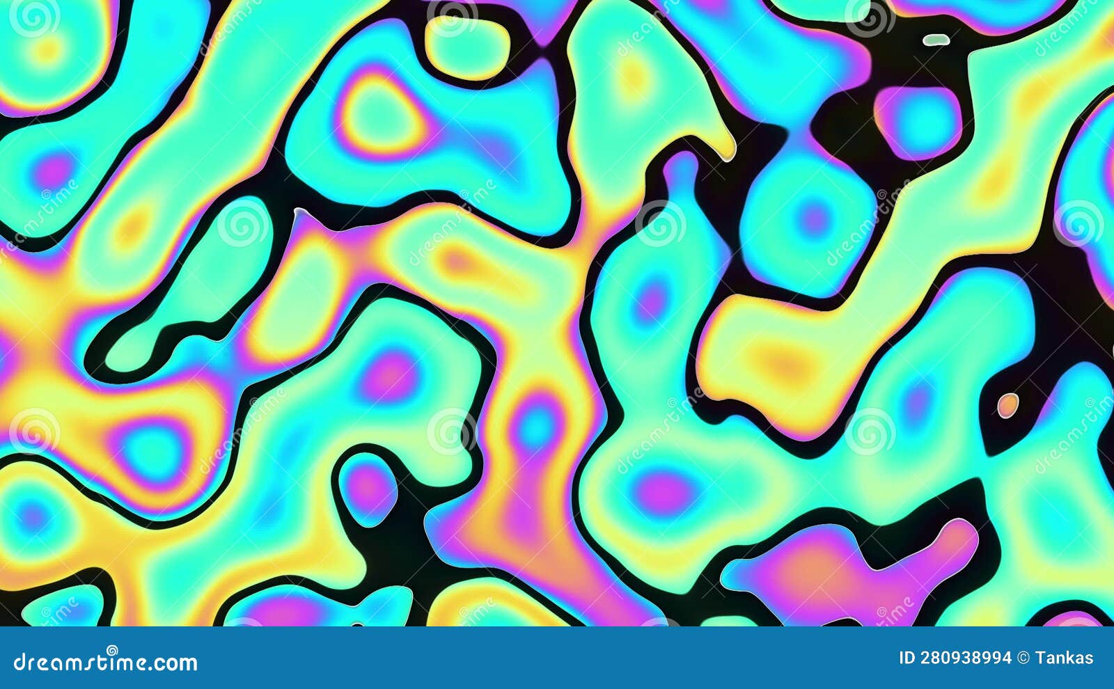 Seamless Abstract Wavy Background for Loop Playback. 4k Video Stock ...