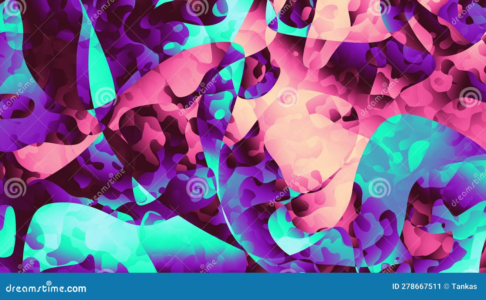 Seamless Abstract Wavy Background for Loop Playback. 4k Video Stock ...