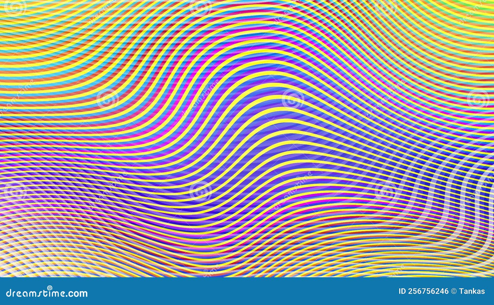 Seamless Abstract Wavy Background for Loop Playback. Stock Footage ...