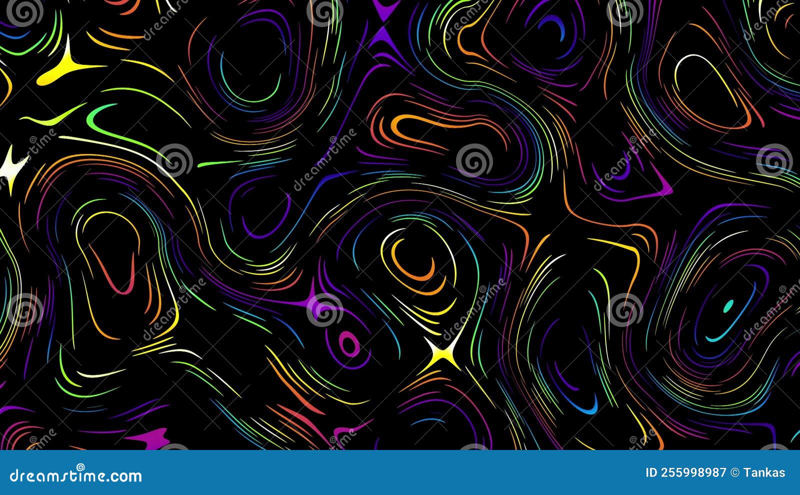 Seamless Abstract Wavy Background for Loop Playback. Stock Video ...