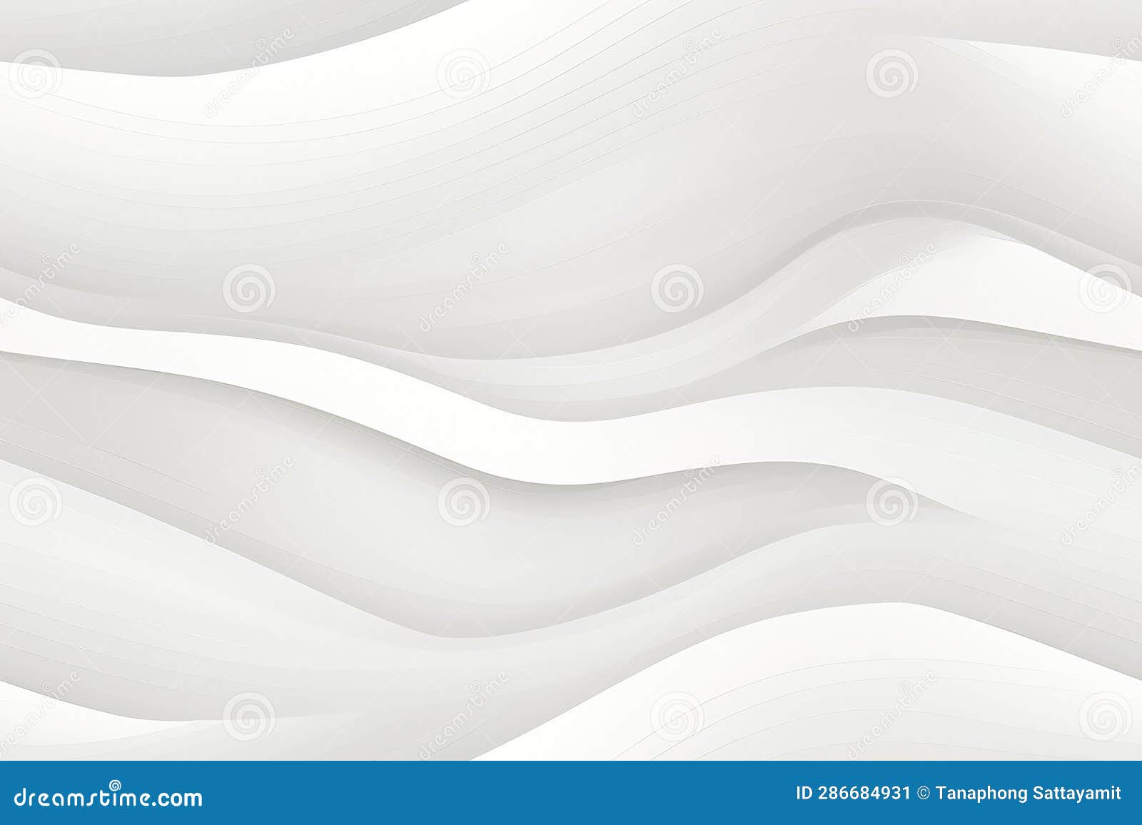Seamless Abstract White Background with Wavy Pattern Stock Illustration ...